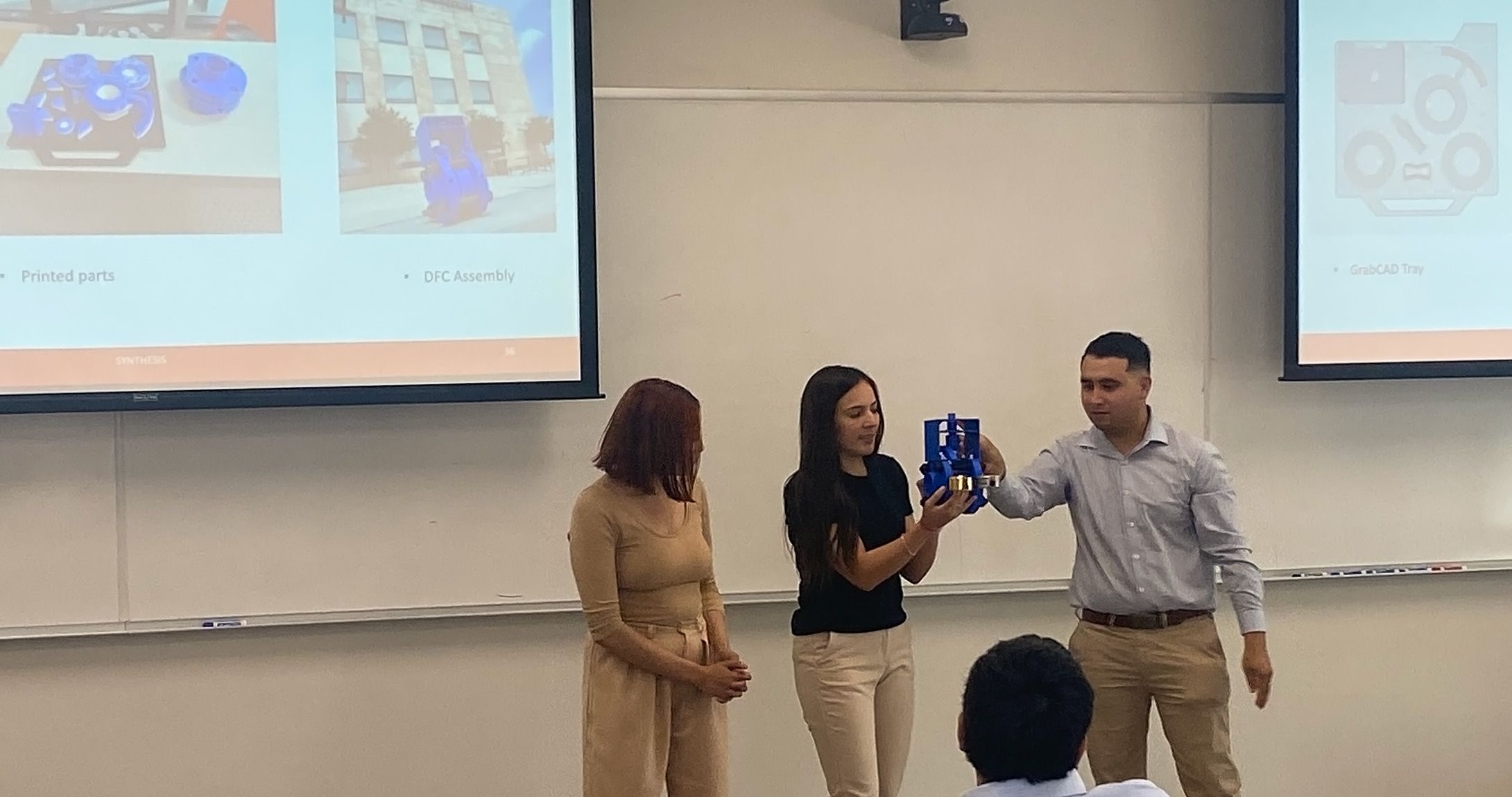 Mechanical engineering students design and 3D print a multipurpose valve - The University of ...